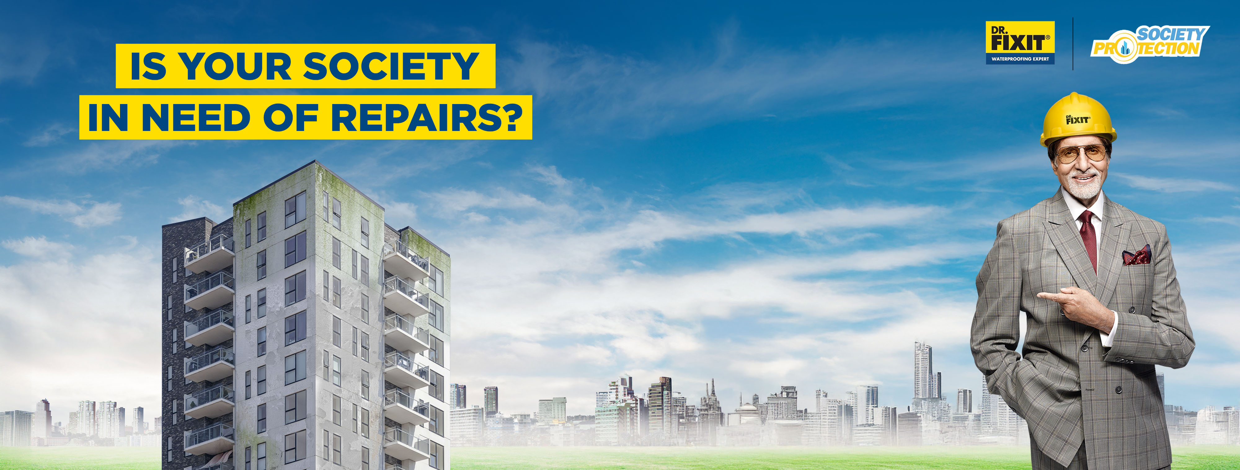 Waterproofing Solutions for Cooperative Housing Societies | Dr. Fixit